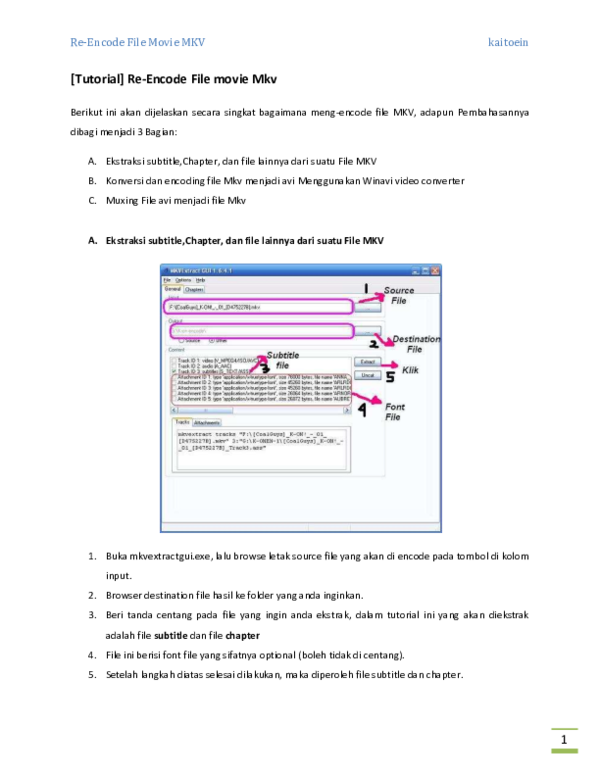 (PDF) Re-Encode File Movie MKV kaitoein 1 [Tutorial] Re-Encode File ...