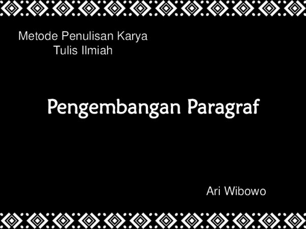 (PPT) 6. Pengembangan Paragraf.ppt