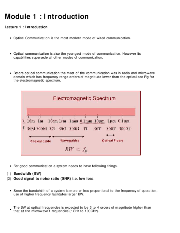 (PDF) Module 1 : Introduction