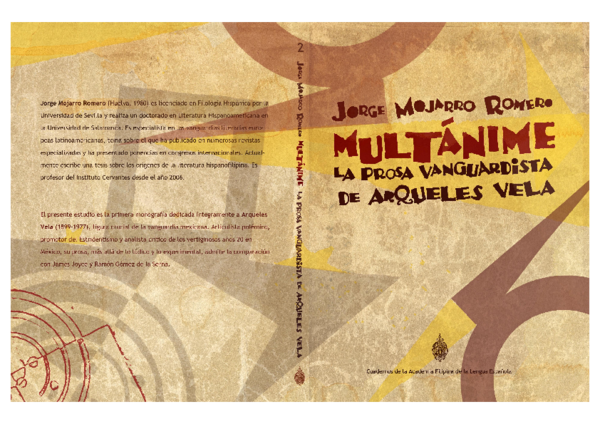 (PDF) MULTÁNIME. La Prosa Vanguardista de Arqueles Vela, Manila: AFLE ...