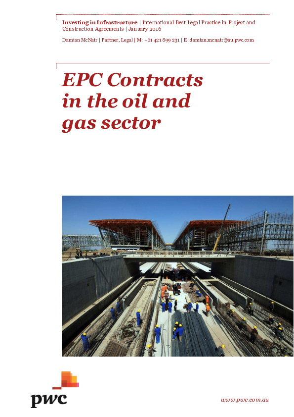 (PDF) EPC Contracts in the oil and gas sector EPC Contracts in the oil ...