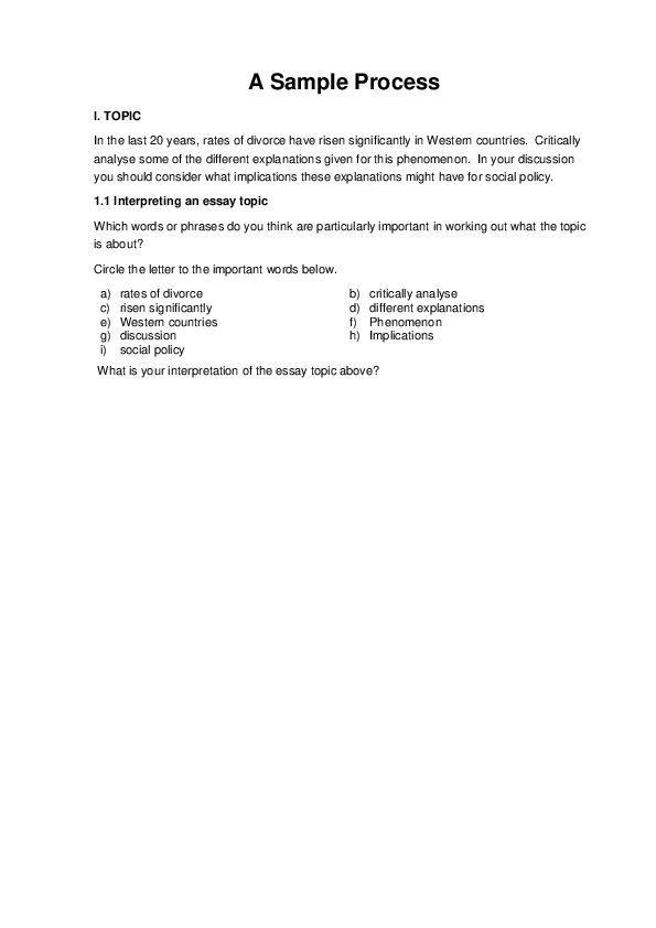 (DOC) A Sample Process