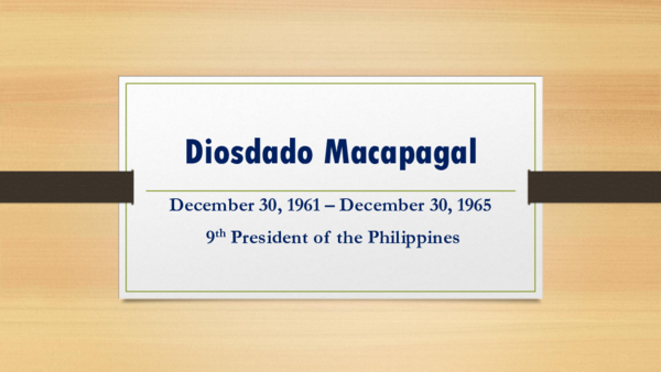 (PPT) Ferdinand Edralin Marcos