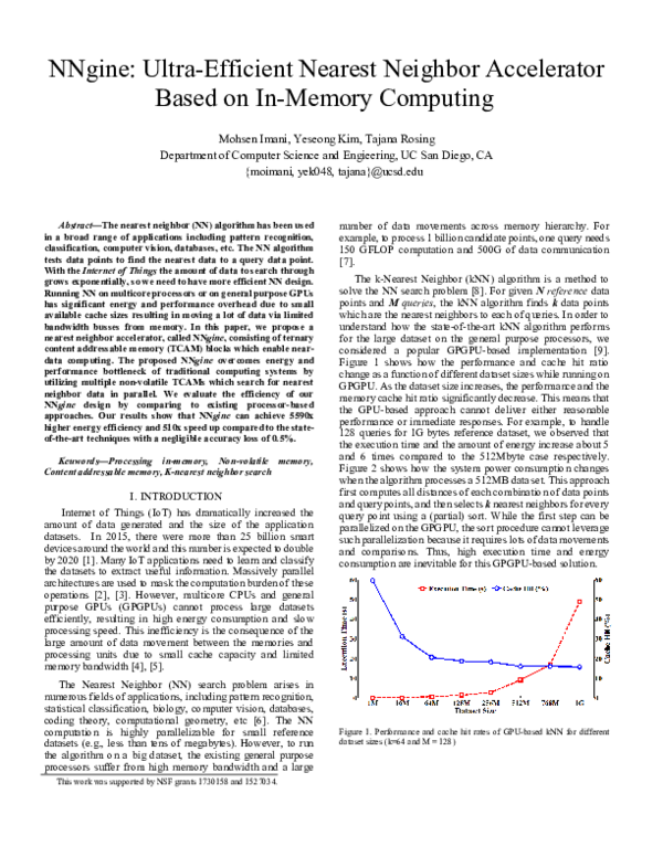 Pdf Nngine Ultra Efficient Nearest Neighbor Accelerator Based On In Memory Computing 4924