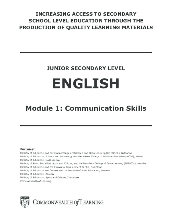 (PDF) INCREASING ACCESS TO SECONDARY SCHOOL LEVEL EDUCATION THROUGH THE ...