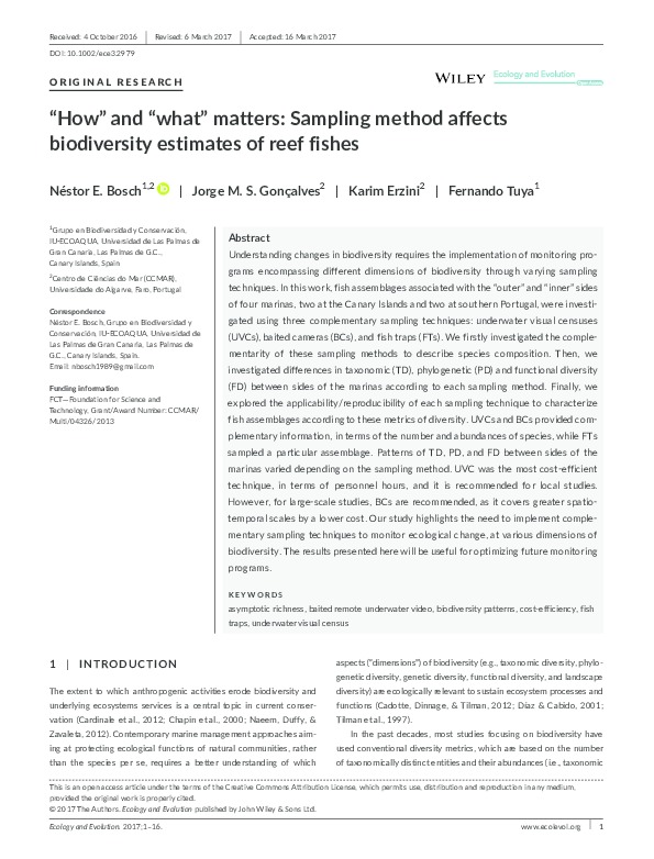(PDF) " How " and " what " matters: Sampling method affects ...