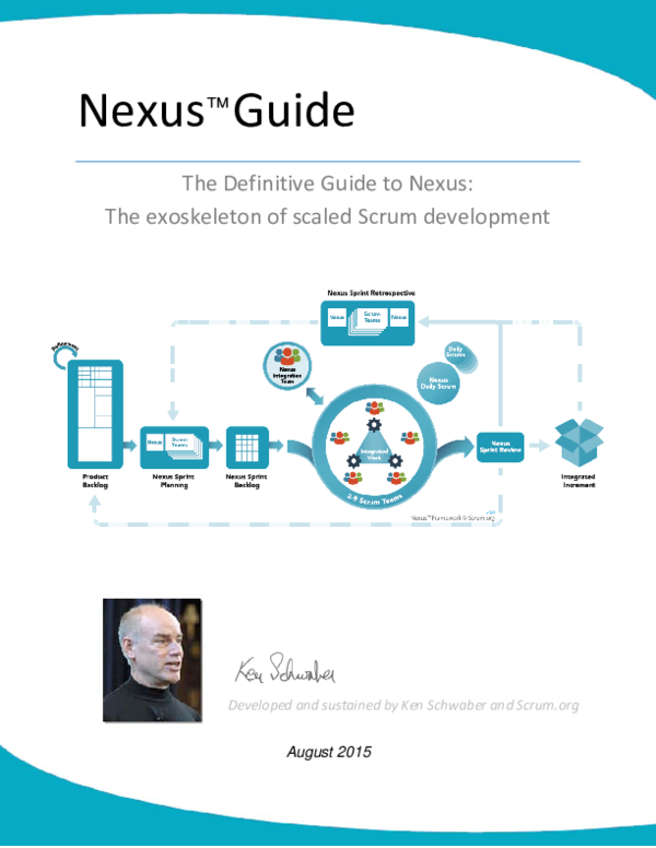 Pdf Nexus ™ Guide The Definitive Guide To Nexus The Exoskeleton Of Scaled Scrum Development