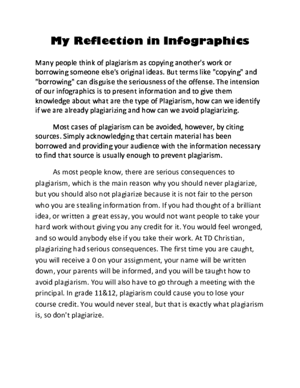 (DOC) My Reflection in Infographics