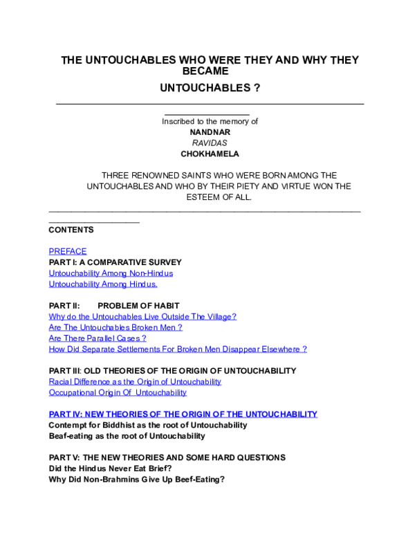 (DOC) The untouchables who were they and why they became