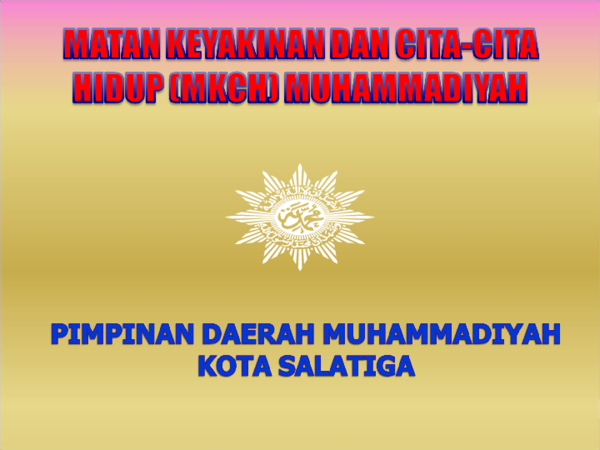 (PPT) MKCH MUHAMMADIYAH