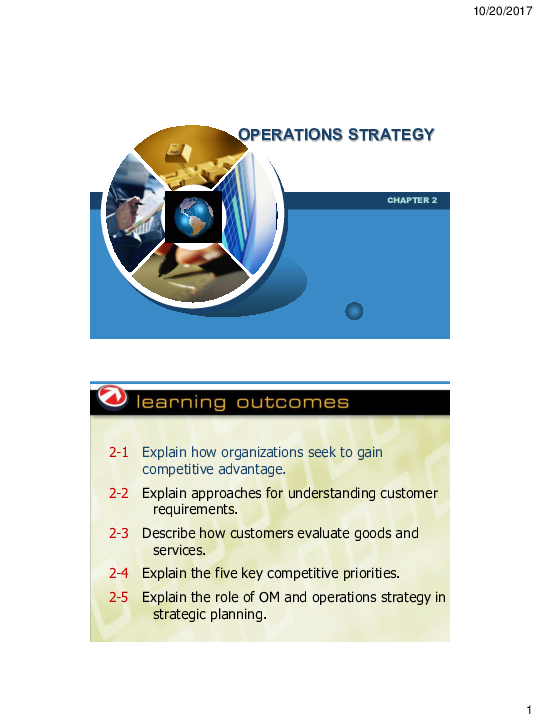 (PDF) C2- OPERATIONS STRATEGY