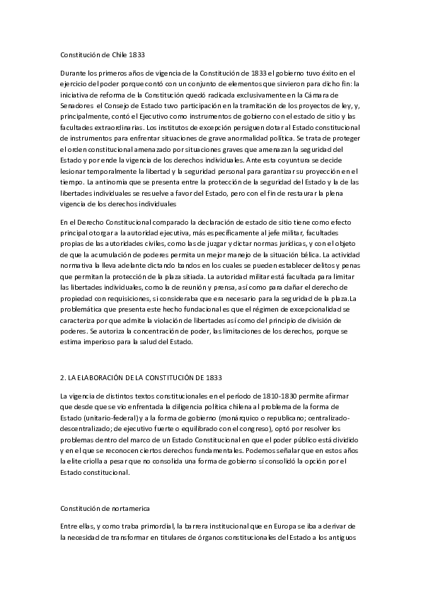 (DOC) Constitucion de Chile 1833 | Trinidad Luz Brito - Academia.edu