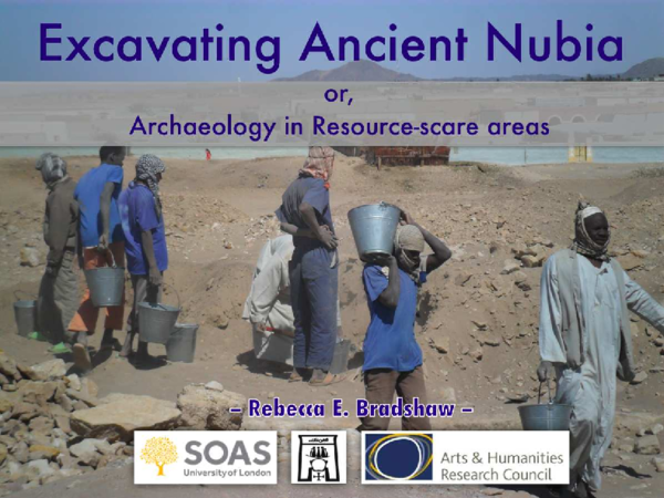 (PDF) ‘Excavating ancient Nubia; or, archaeology in resource-scarce ...