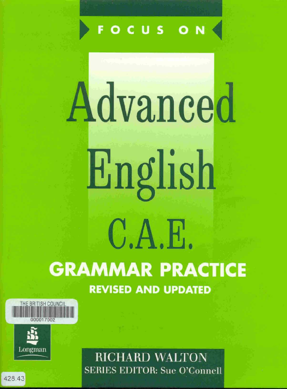 (PDF) Advanced english CAE grammar practice