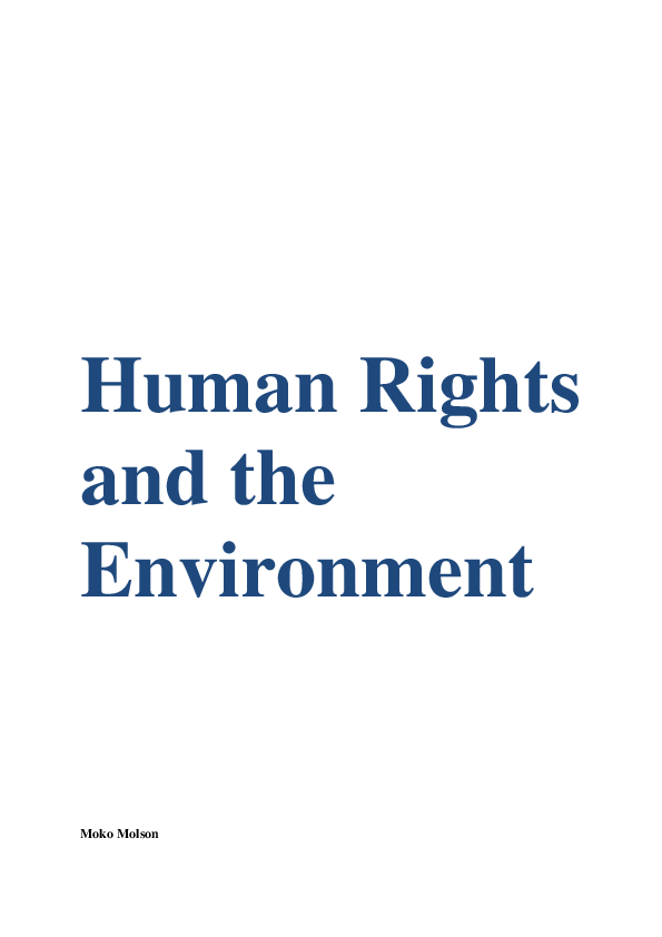 (DOC) Human Rights and the Environment