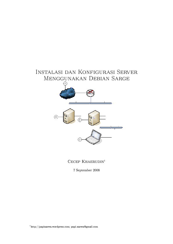 (PDF) Instalasi dan Konfigurasi Server Menggunakan Debian Sarge