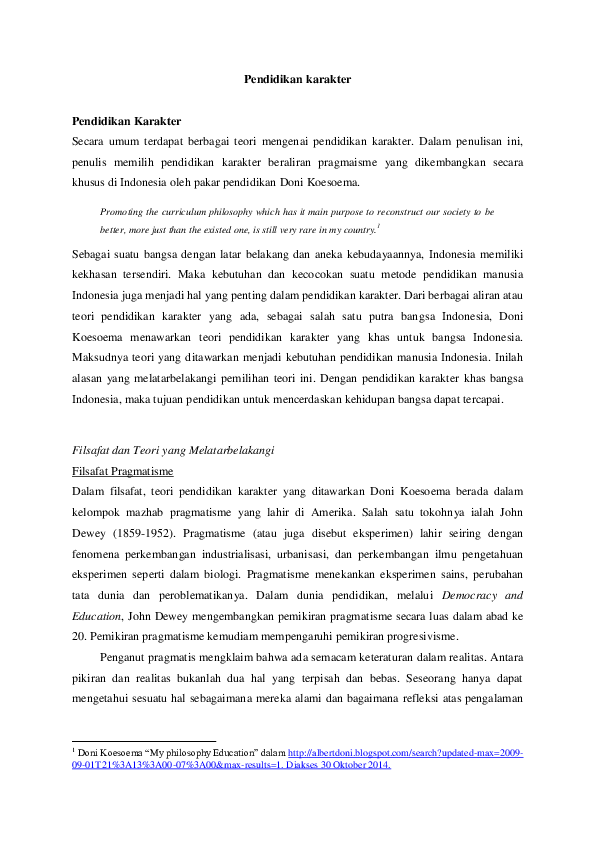 (PDF) Pendidikan karakter