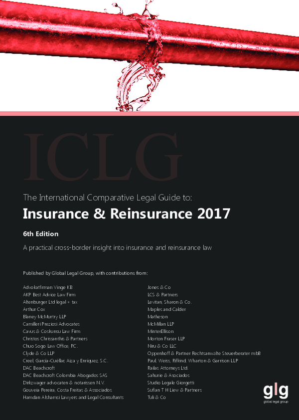 (PDF) INSURANCE AND RE-INSURANCE LAW IN GREECE