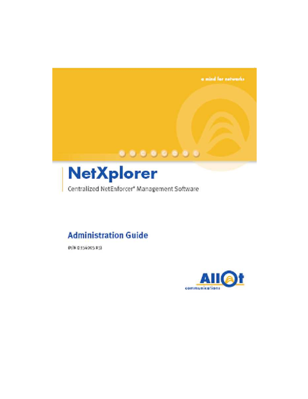 (PDF) Manual Allot netenforcer-administration guide R