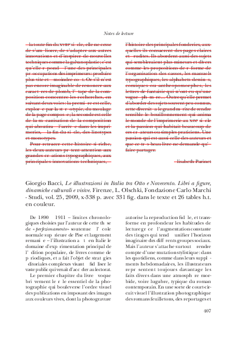 (PDF) Compte-rendu de Giorgio Bacci, Le illustrazioni in Italia tra ...