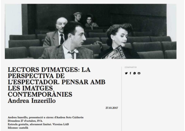 (PDF) Lectores de imágenes: la perspectiva del espectador. Pensar con ...