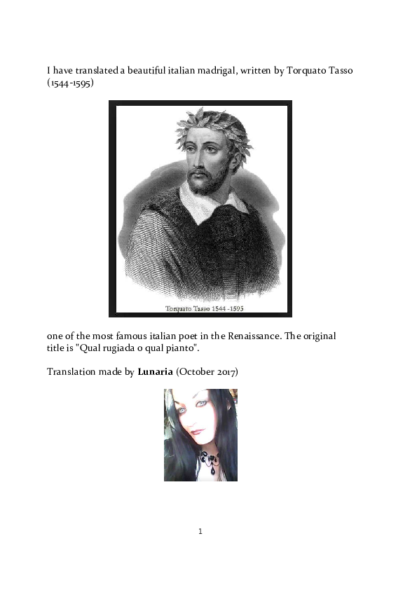 Renaissance Madrigal