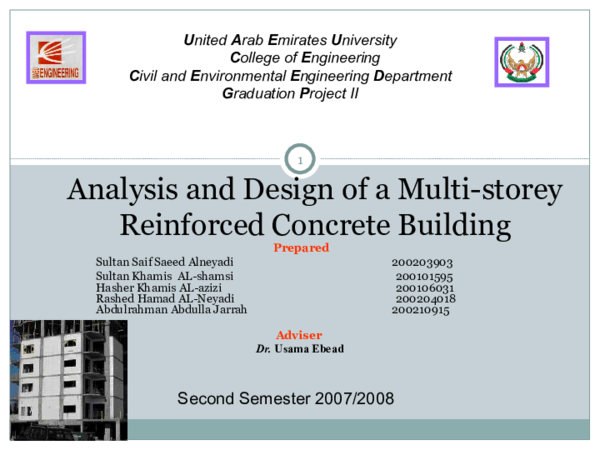(PDF) Analysis and Design of a Multi-storey Reinforced Concrete Building