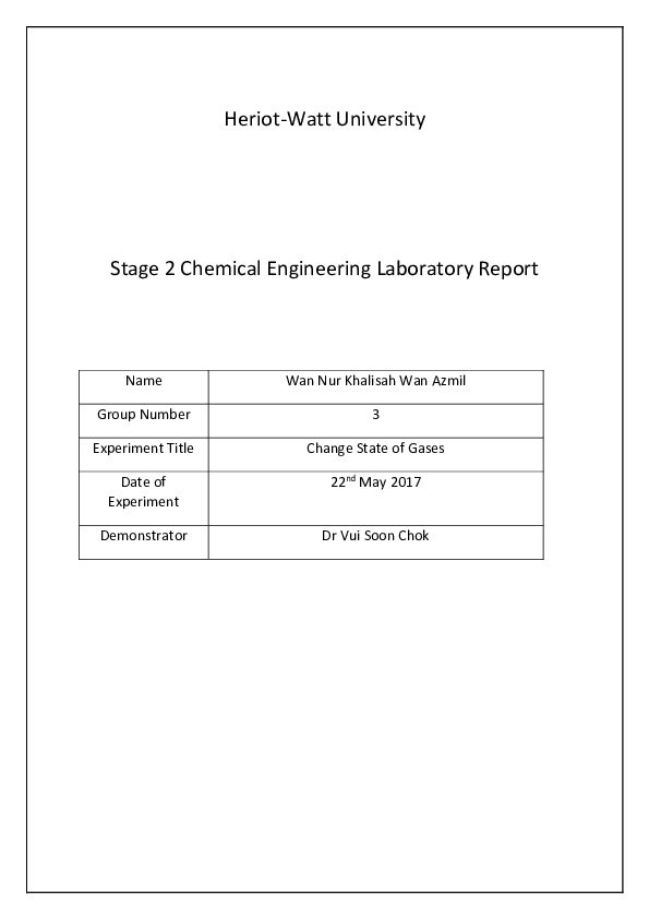 (DOC) PEC Lab Report (Change of State) OG