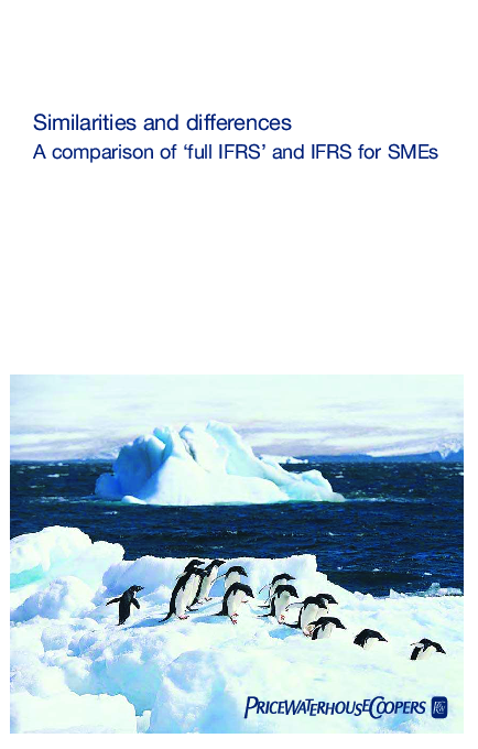 (PDF) Similarities and differences A comparison of 'full IFRS' and IFRS for SMEs