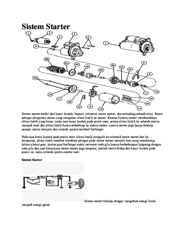 (DOC) Sistem Starter