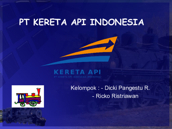 Ppt Pt Kereta Api Indonesia