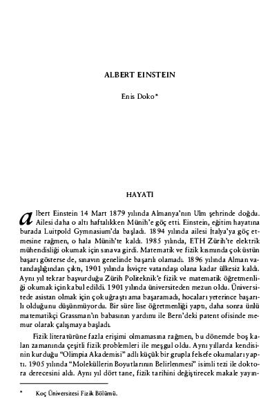 (PDF) ALBERT EINSTEIN