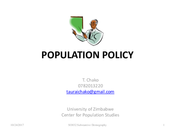 (PDF) POPULATION POLICY