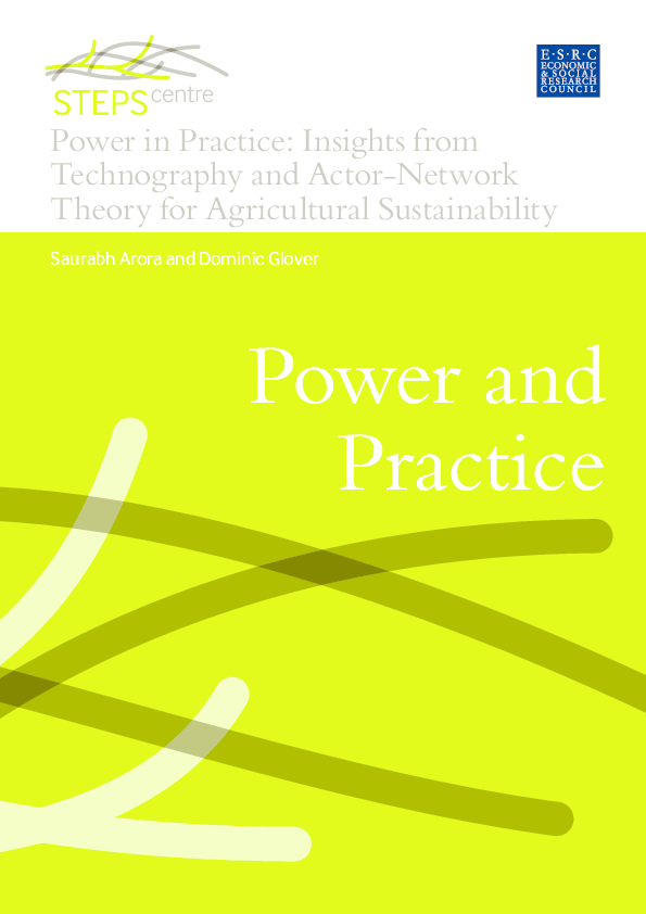 (PDF) Power in Practice: Insights from Technography and Actor-Network ...