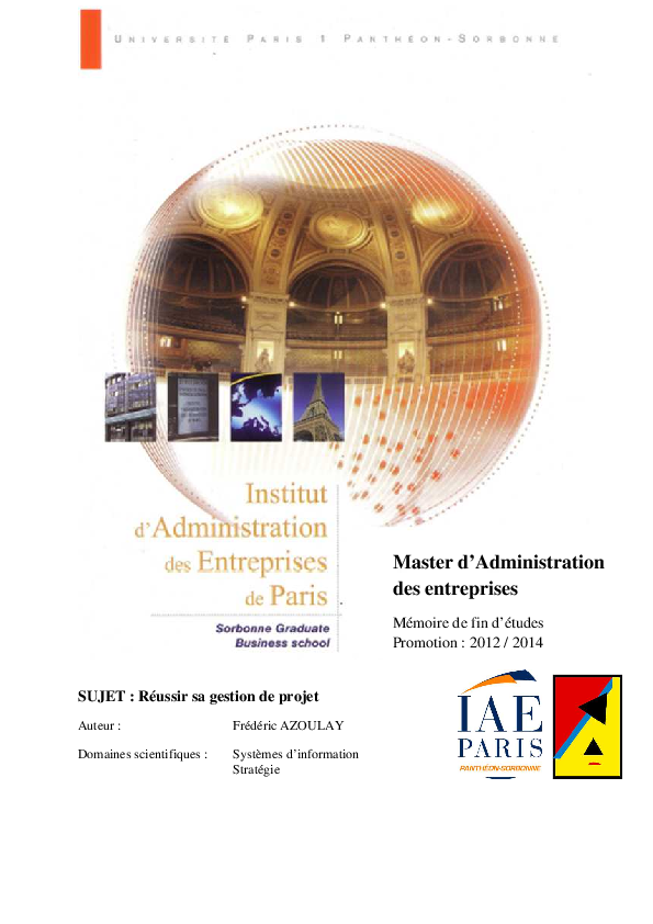 DUT Gestion des Entreprises et des Administrations - IUT Paris