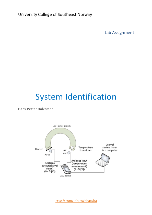 (PDF) Lab Assignment System Identification