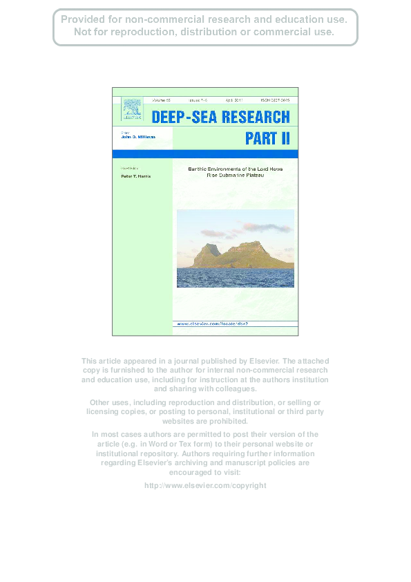 (PDF) Deep-sea bio-physical variables as surrogates for biological ...