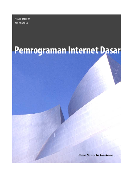 (PDF) Pemrograman Internet Dasar