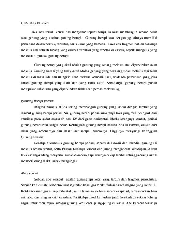 (DOC) GUNUNG BERAPI