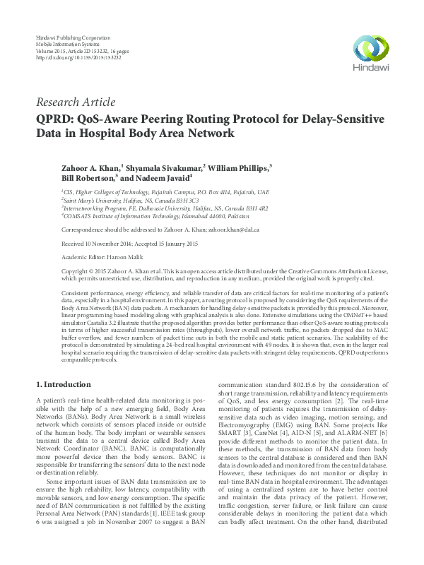 Pdf Qprd Qos Aware Peering Routing Protocol For Delay Sensitive Data