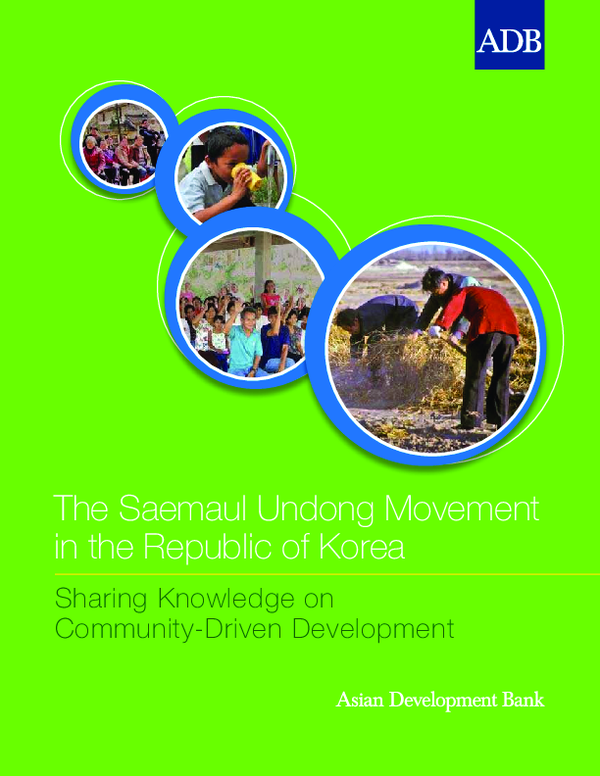 (PDF) The Saemaul Undong Movement in the Republic of Korea Sharing ...