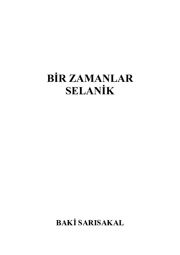 (PDF) SELANİK