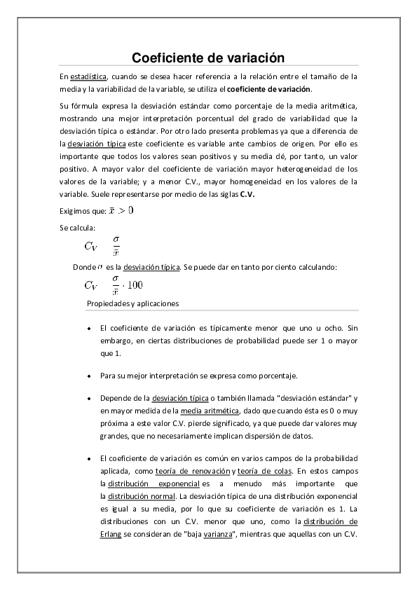 (PDF) Coeficiente de variación
