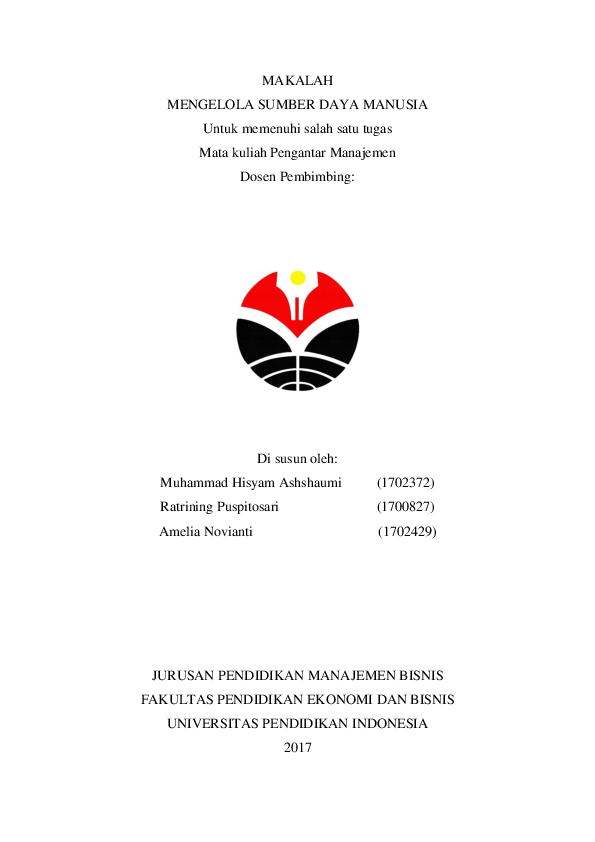 (DOC) Makalah manajemen