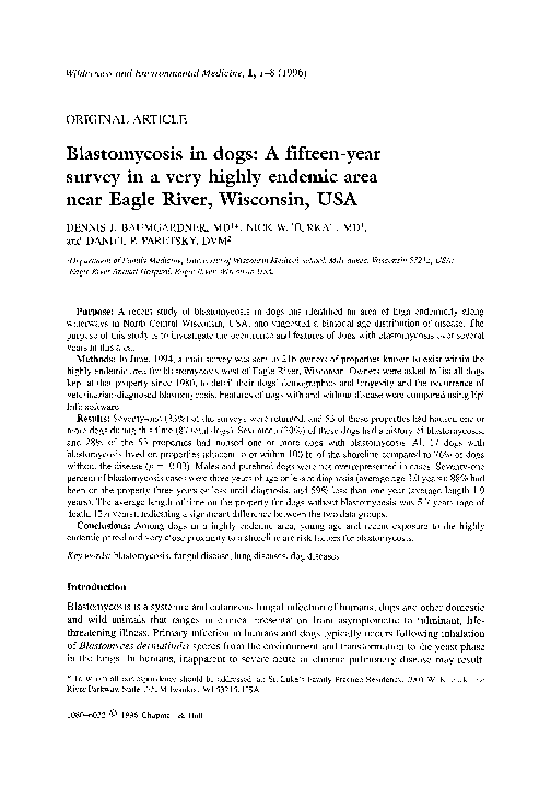 (PDF) Cryptococcus laurentii Respiratory Infection in a Dog | Mara ...