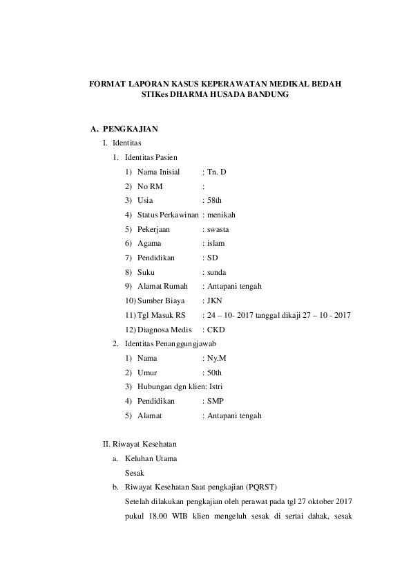 (DOC) FORMAT LAPORAN KASUS BST.docx | DIAN RH SWARDOYO - Academia.edu