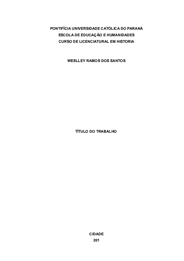 (DOC) Modelo TCC