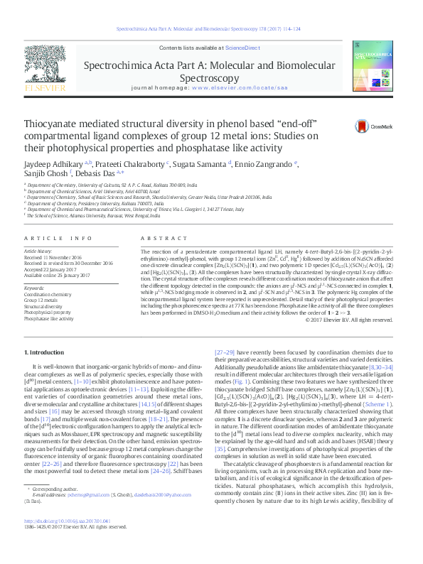 (PDF) Thiocyanate mediated structural diversity in phenol based " end ...