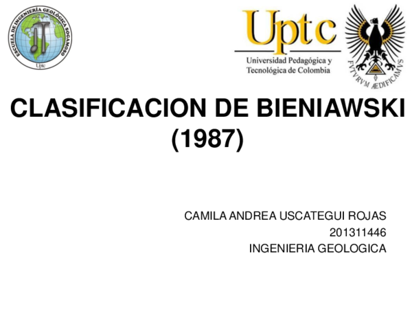 (PPT) CLASIFICACION DE BIENIAWSKI 1987