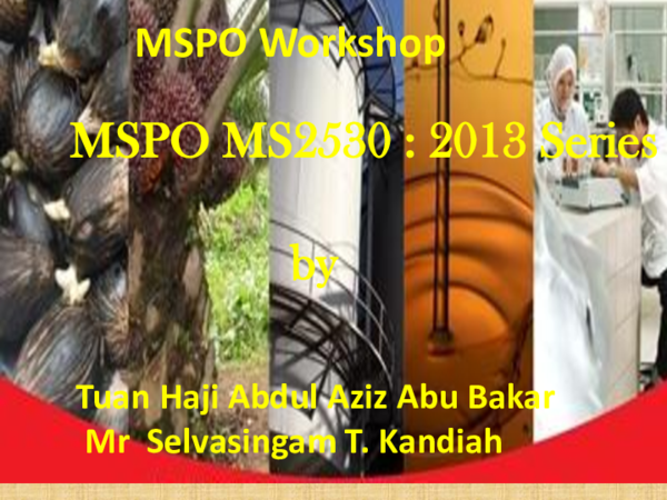 (PPT) A MSPO Standard Requirement